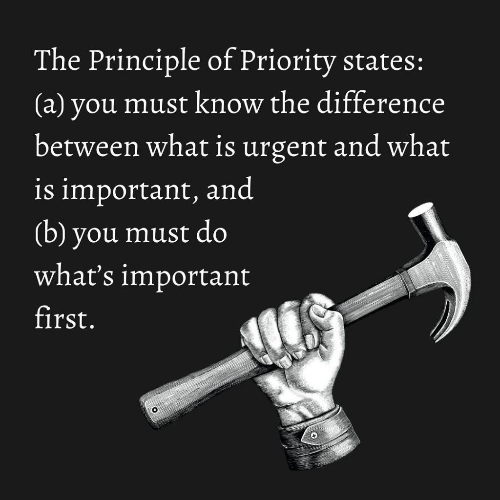The Principal Of Priority Jackminto
